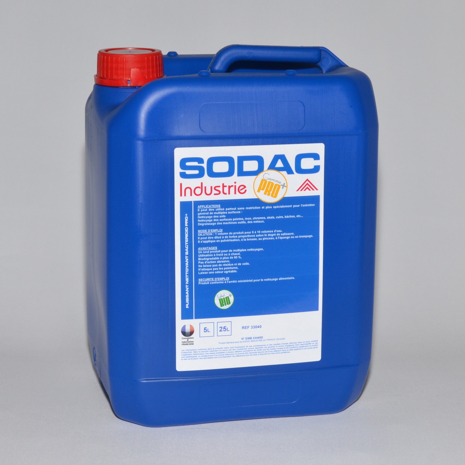 Puissant Nettoyant Bactéricide - SODAC | Sodac Industrie